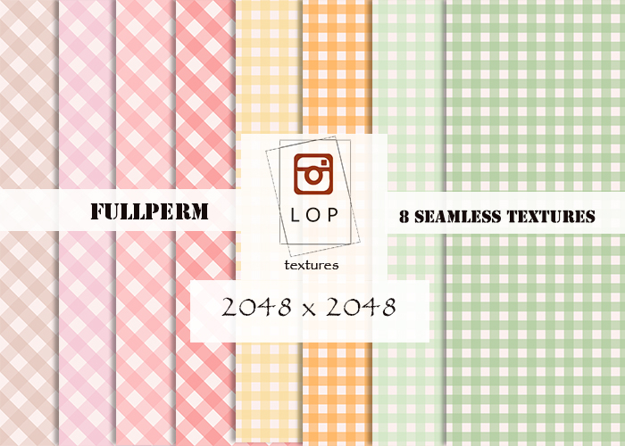 Second Life Marketplace - LOP GINGHAM TEXTURE PACK 2